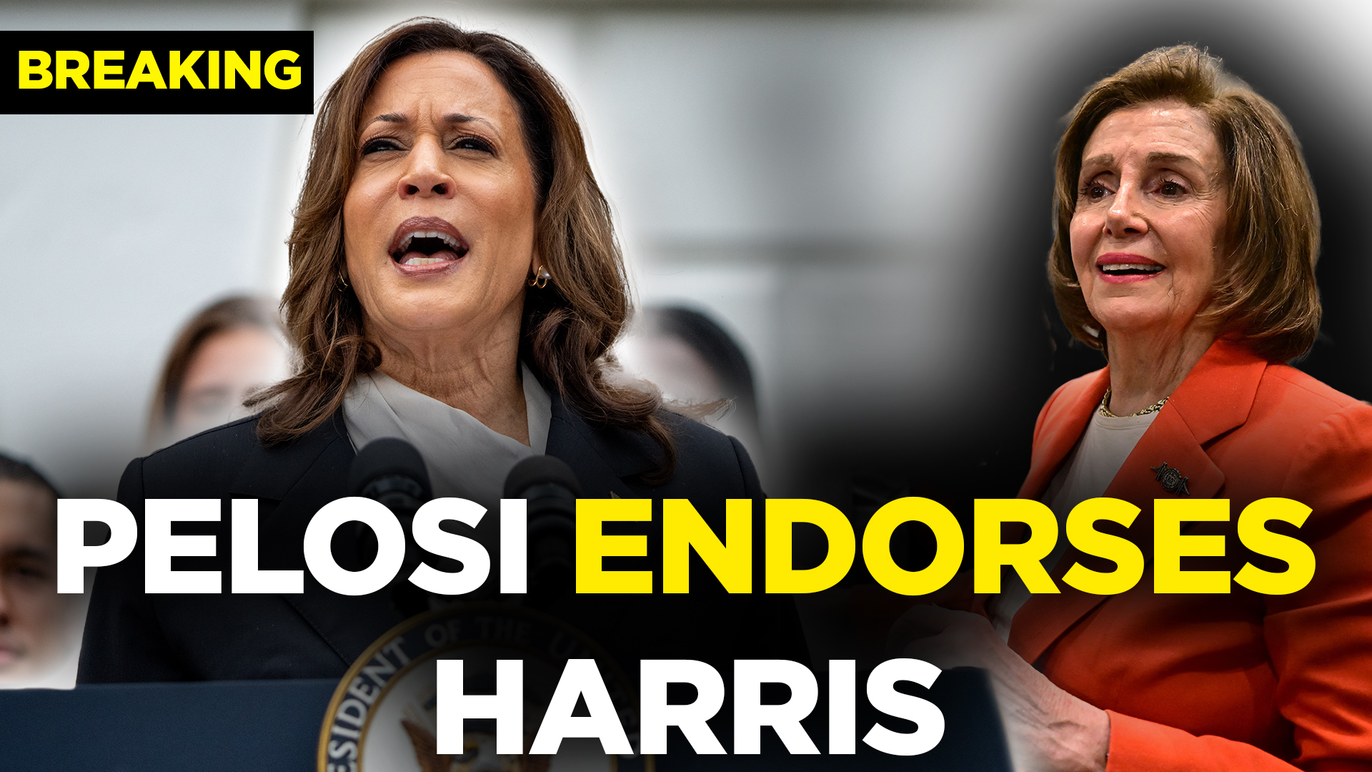Nancy Pelosi Officially Endorses Kamala Harris, Trump Lashes Out On ...