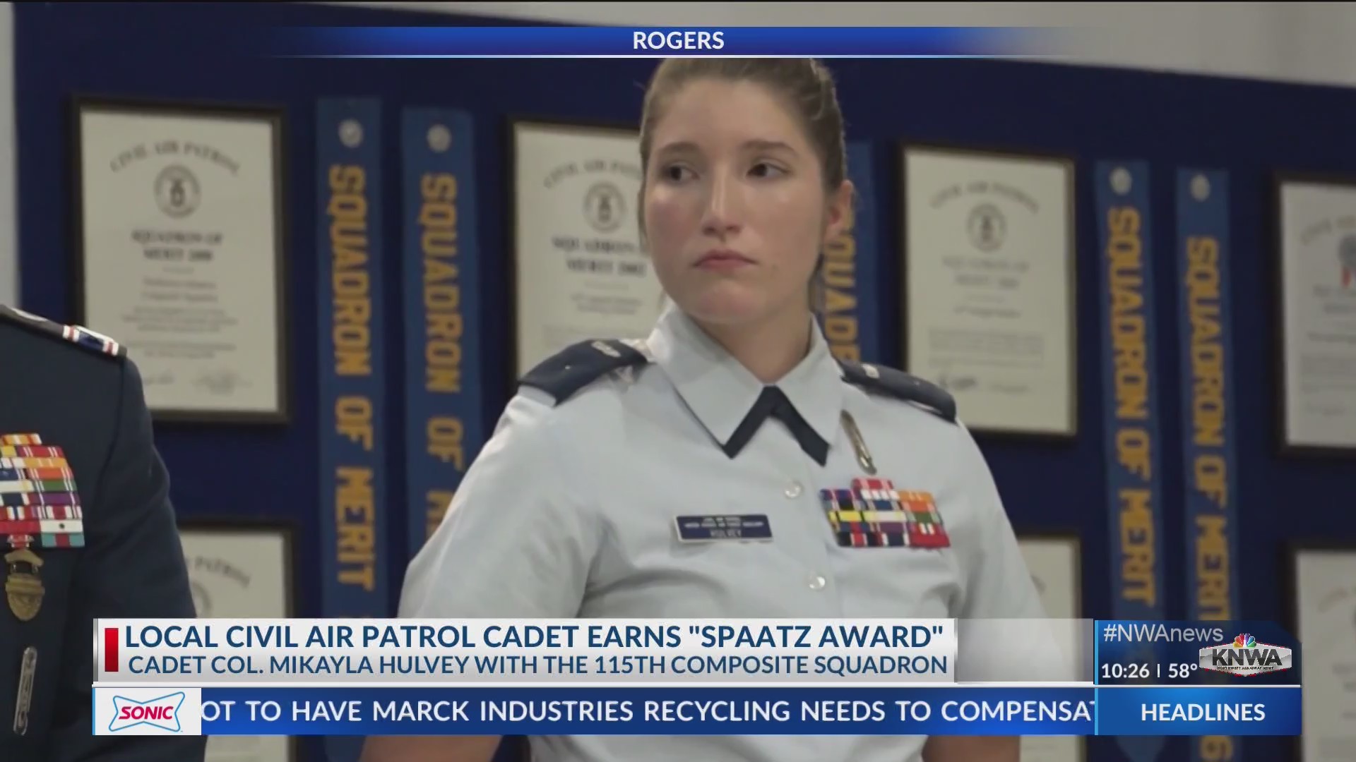 Rogers air patrol cadet earns rare award – KNWA FOX24