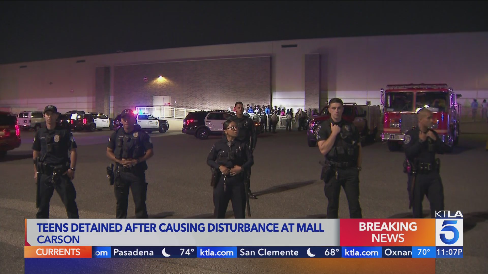 Disturbance involving 200 juveniles shuts down Carson shopping mall – KTLA