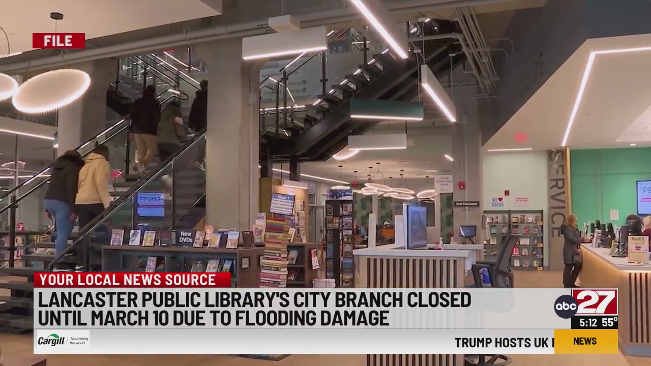 Lancaster library remains closed after flood damage – ABC27