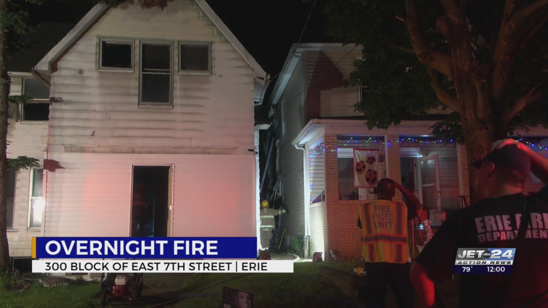 Two homes on Erie’s east side damaged by overnight fire – WJET/WFXP ...