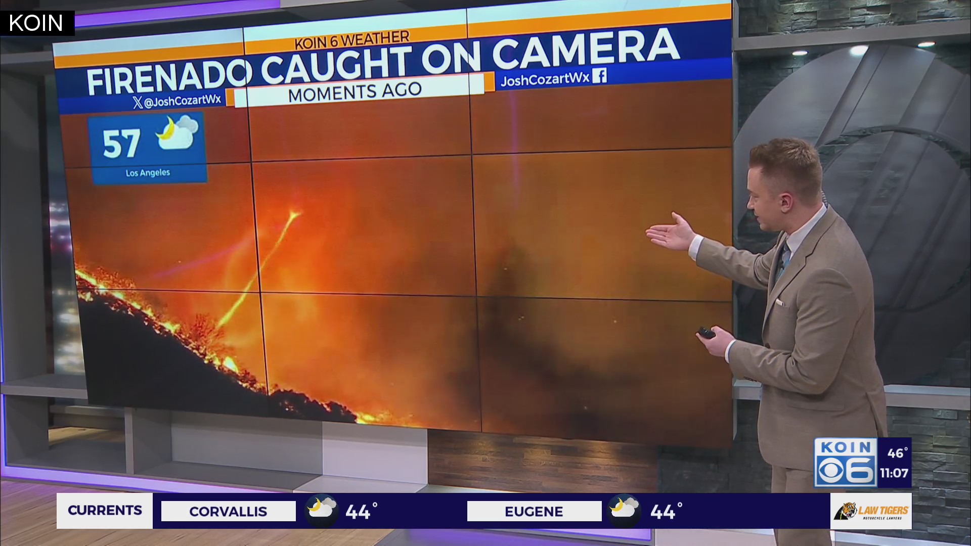 ‘Firenado’ caught on camera during Los Angeles wildfires – KOIN.com