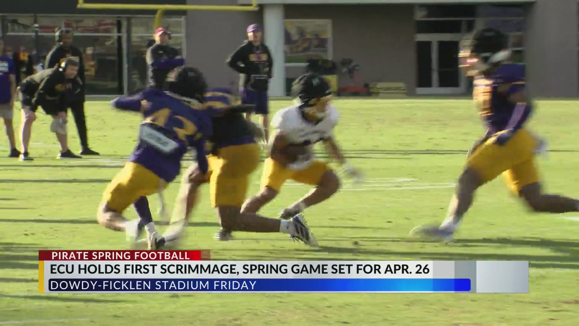 ECU football continuing to put in work ahead of annual Spring Game – WNCT