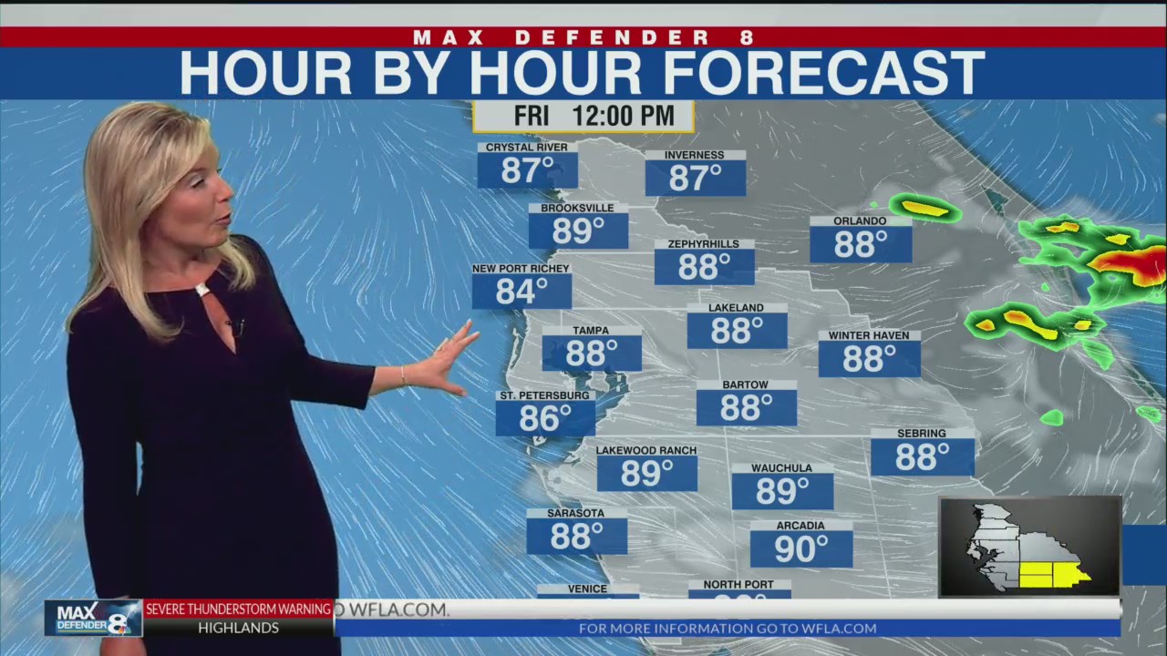 Humidity dropping overnight, here’s Rebecca’s forecast for Thursday ...
