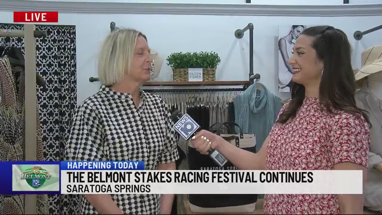 Giuliana Bruno speaking with Heidi West, owner of Lifestyles of ...