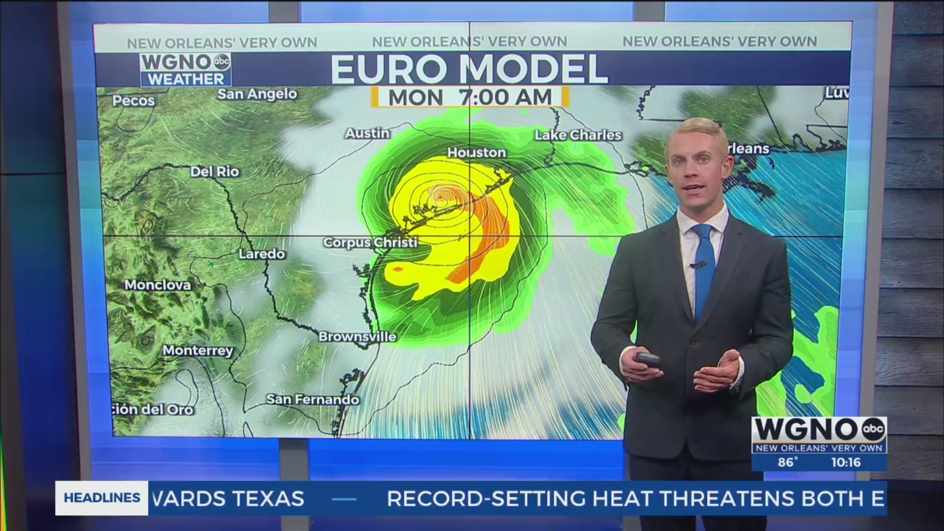 Beryl strengthening, forecast to strike Texas as hurricane Monday – WGNO