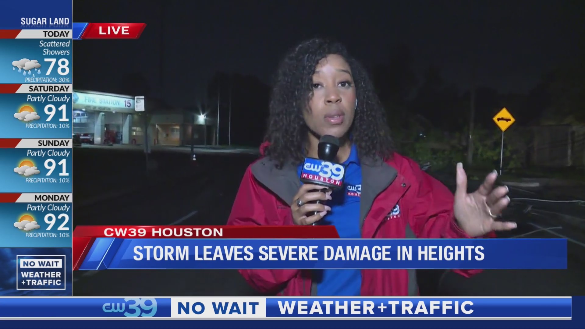 Storm leaves severe damage in the Heights – CW39 Houston