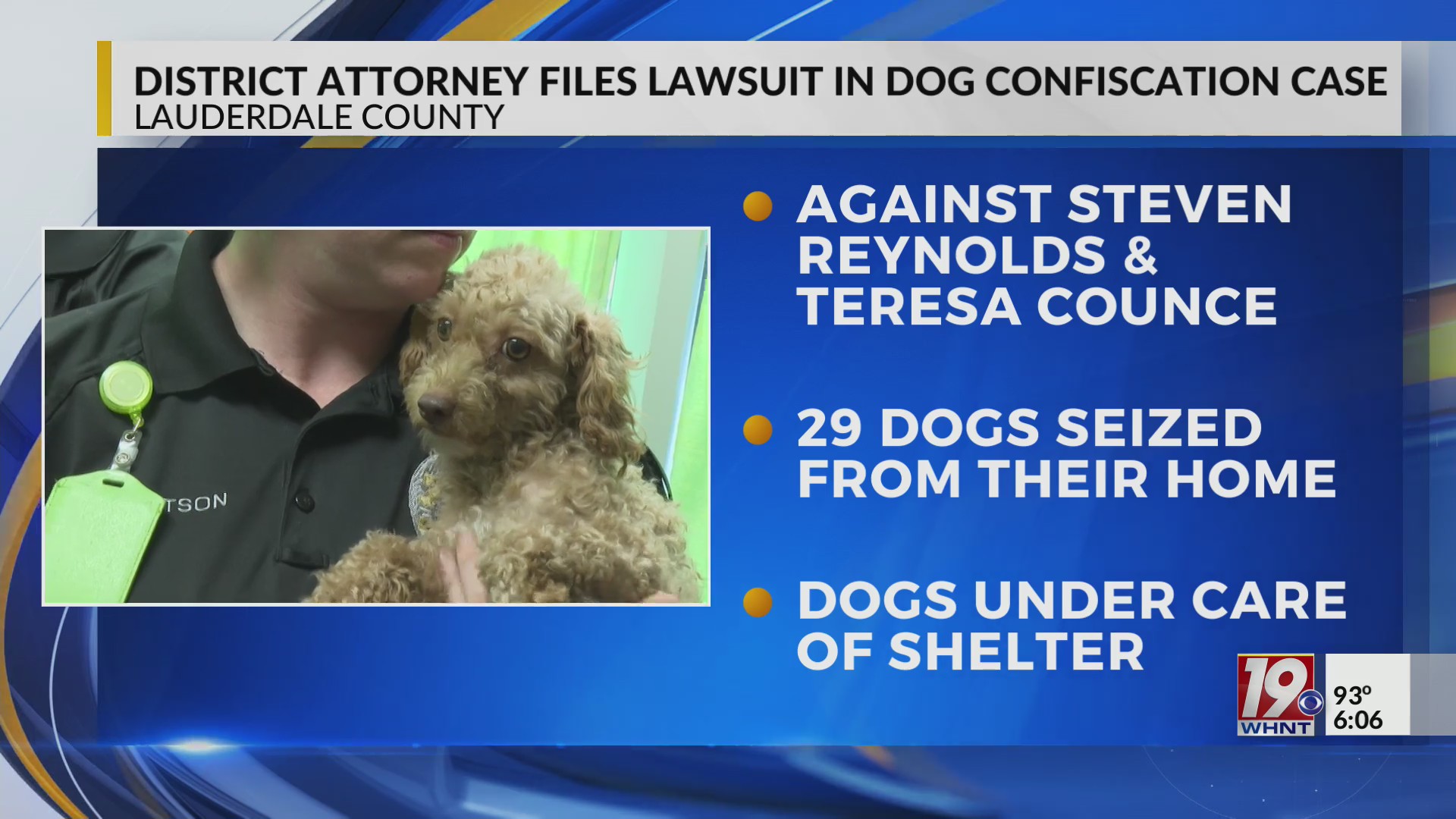 DA Files Lawsuit in Dog Confiscation Case | July 29, 2025 | News 19 at ...