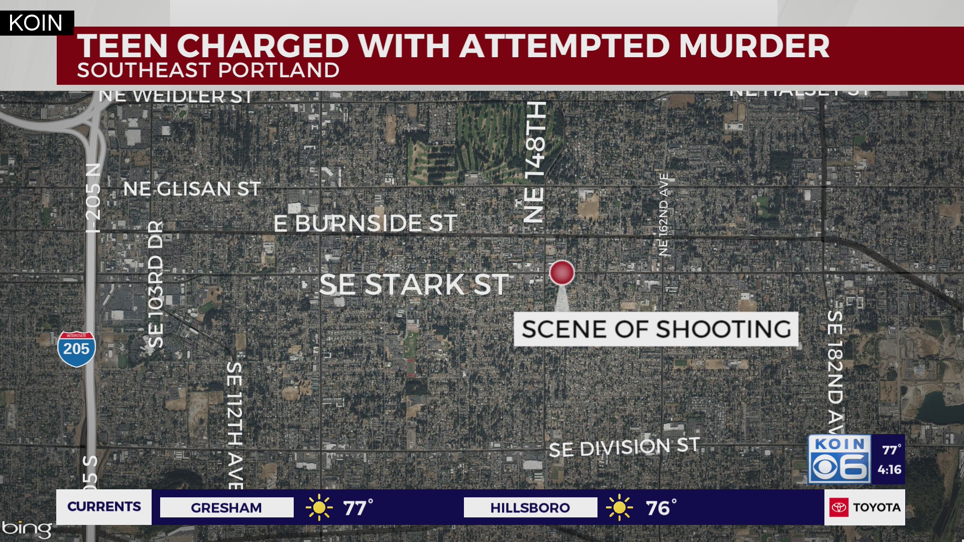 Teen girl charged with attempted murder in SE Portland shooting – KOIN.com
