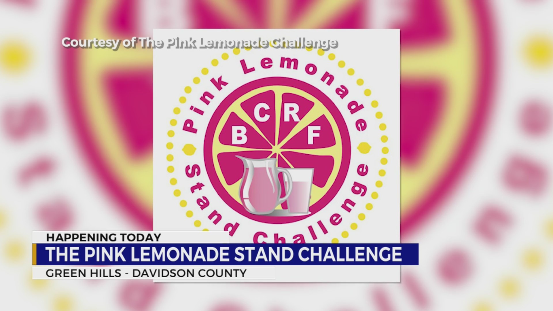 The Pink Lemonade Stand Challenge in Nashville – WKRN News 2