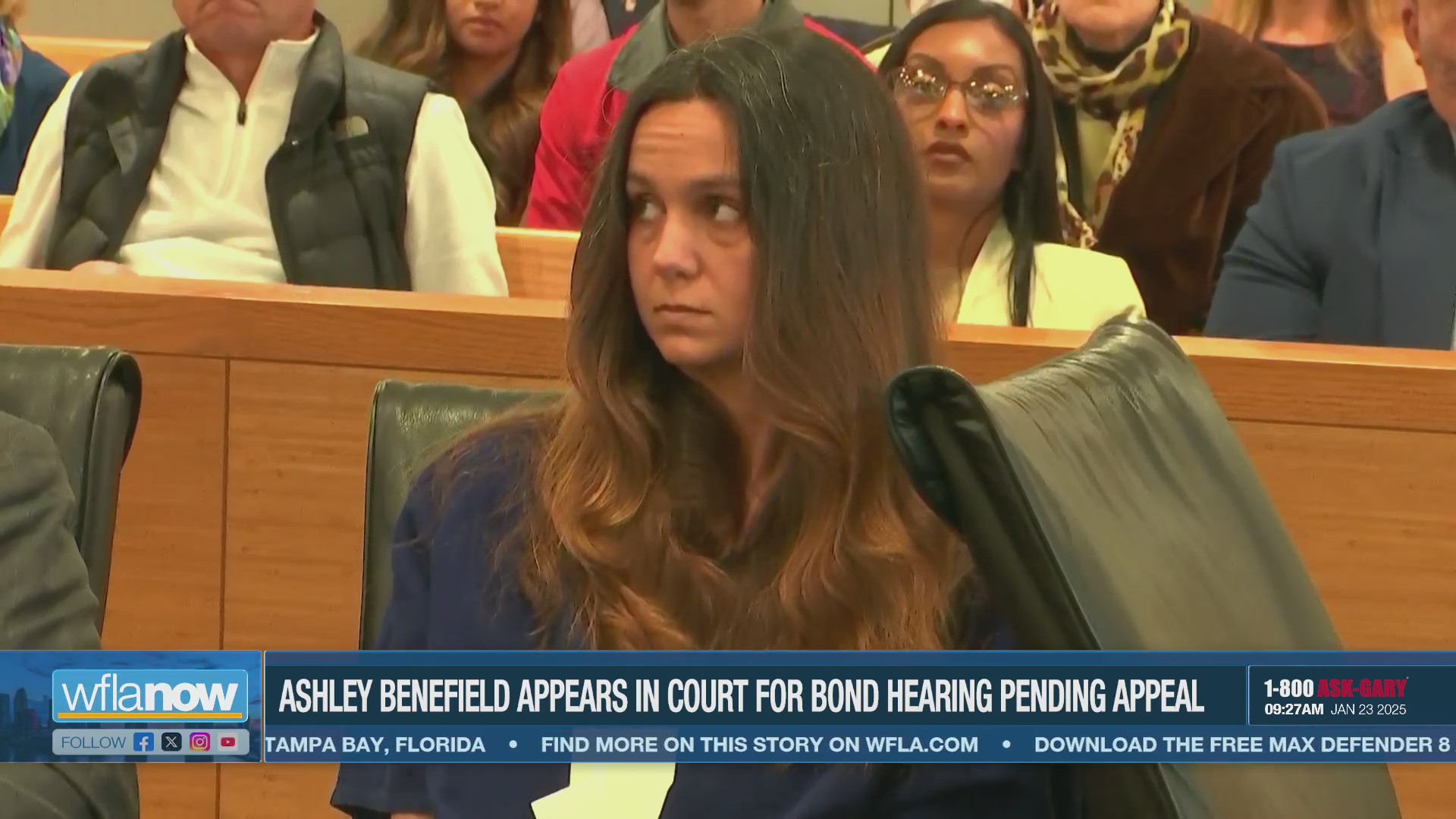 Former Ballerina, Ashley Benefield appears in court for bond hearing ...