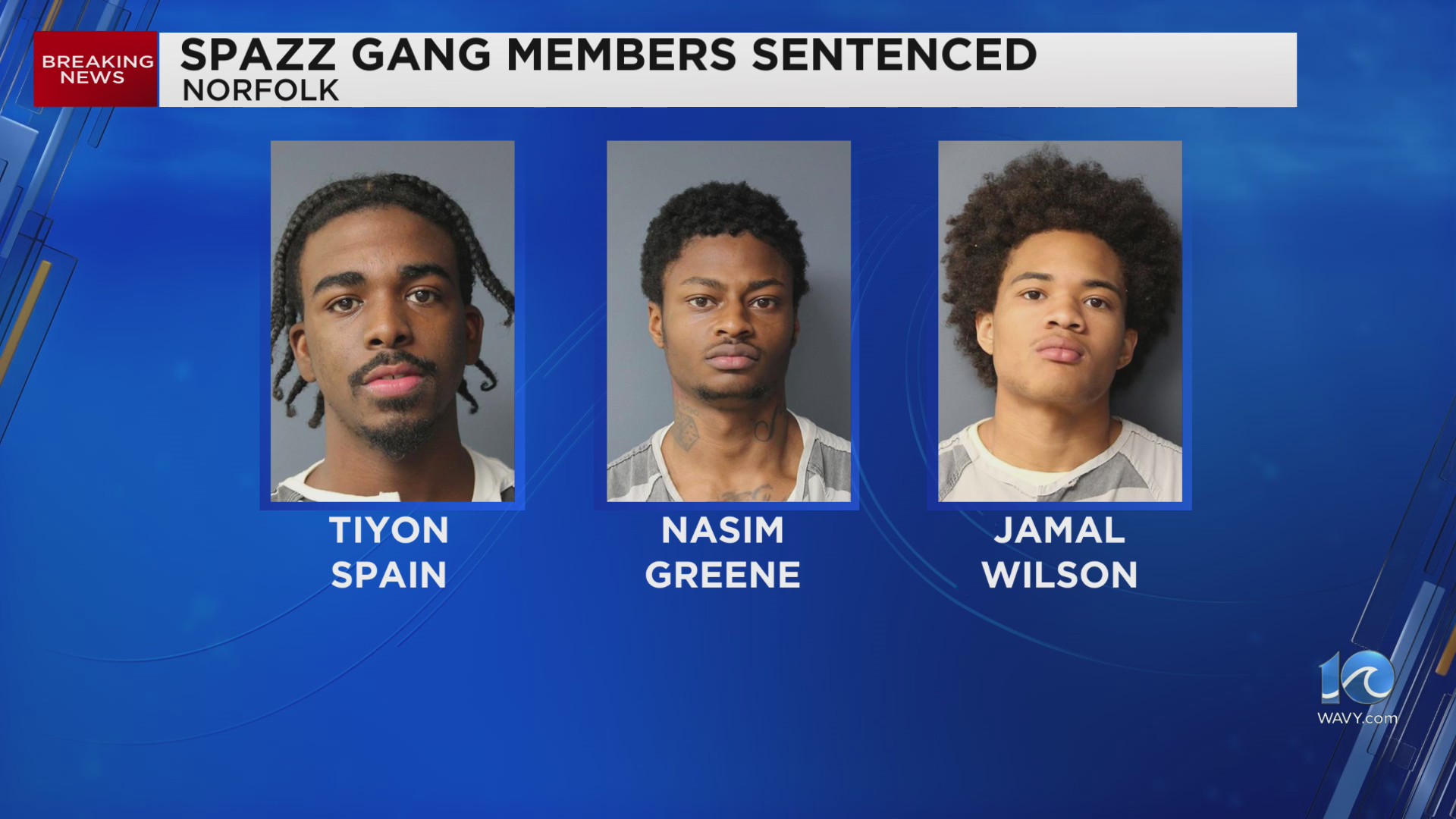Three Norfolk Spazz gang members sentenced – WAVY.com