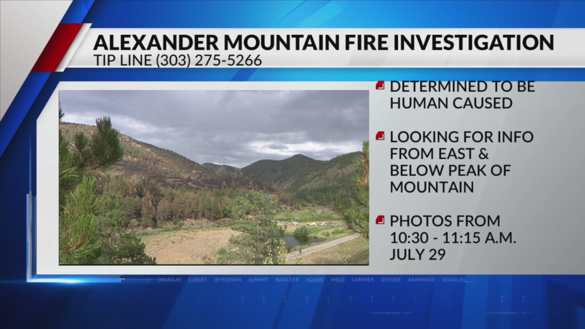 Investigators: Alexander Mountain Fire was human-caused – FOX31 Denver