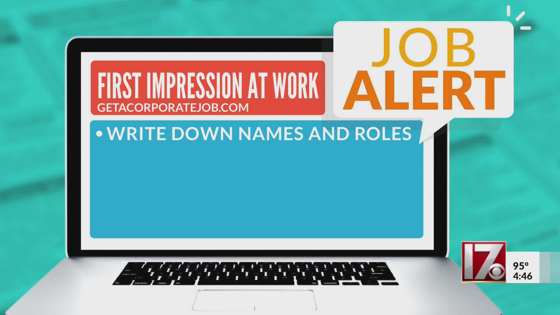 Job Alert: First impressions at work – CBS17.com