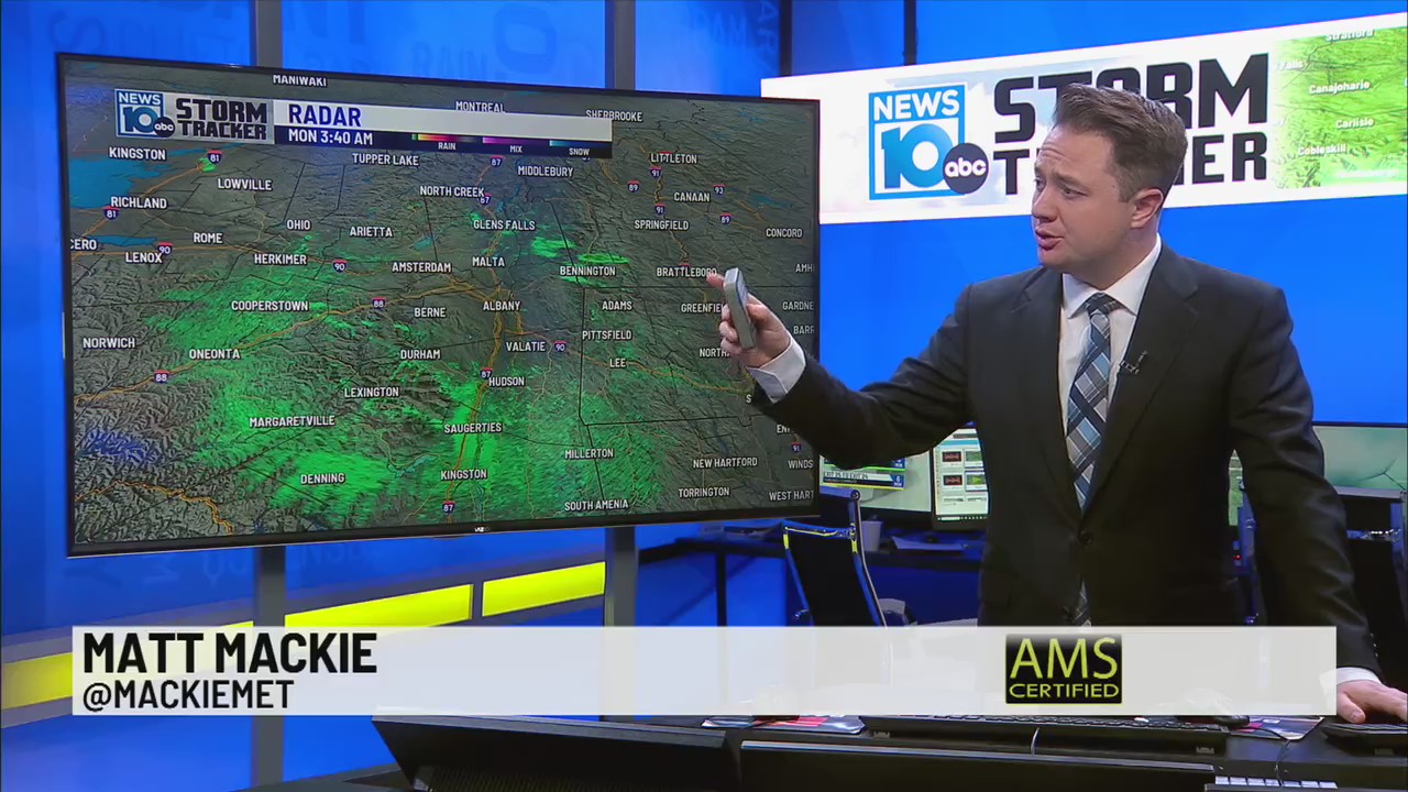 Morning forecast with Meteorologist Matt Mackie – NEWS10 ABC