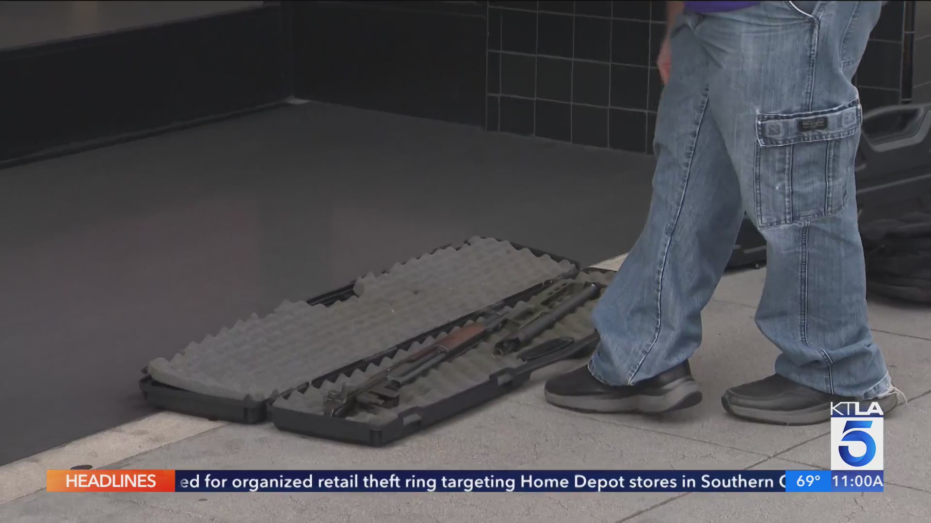 KTLA crew approached by man armed with guns – KTLA