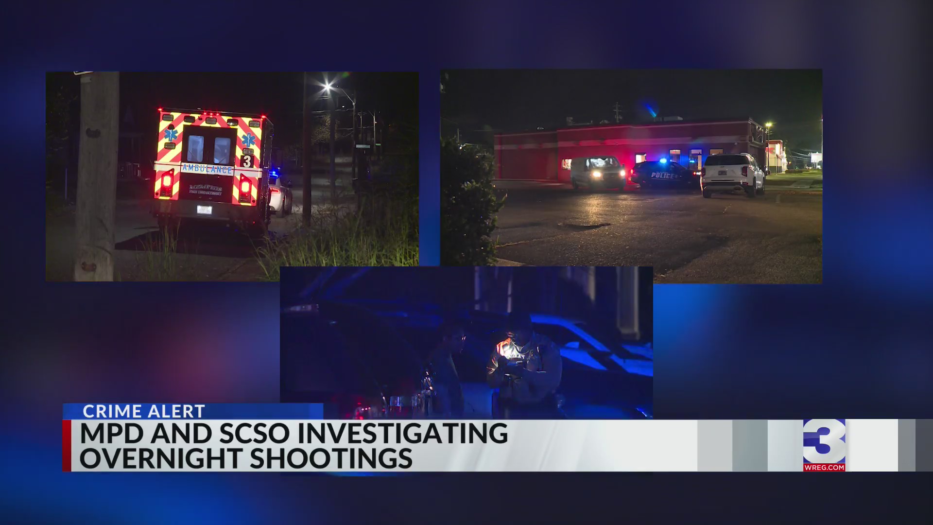 MPD and SCSO investigating overnight shootings – WREG.com
