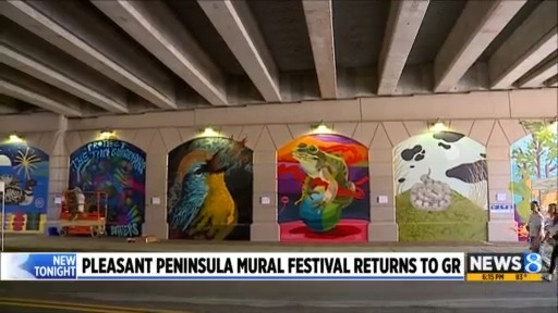 Pleasant Peninsula Mural Festival returns to Grand Rapids – WOODTV.com