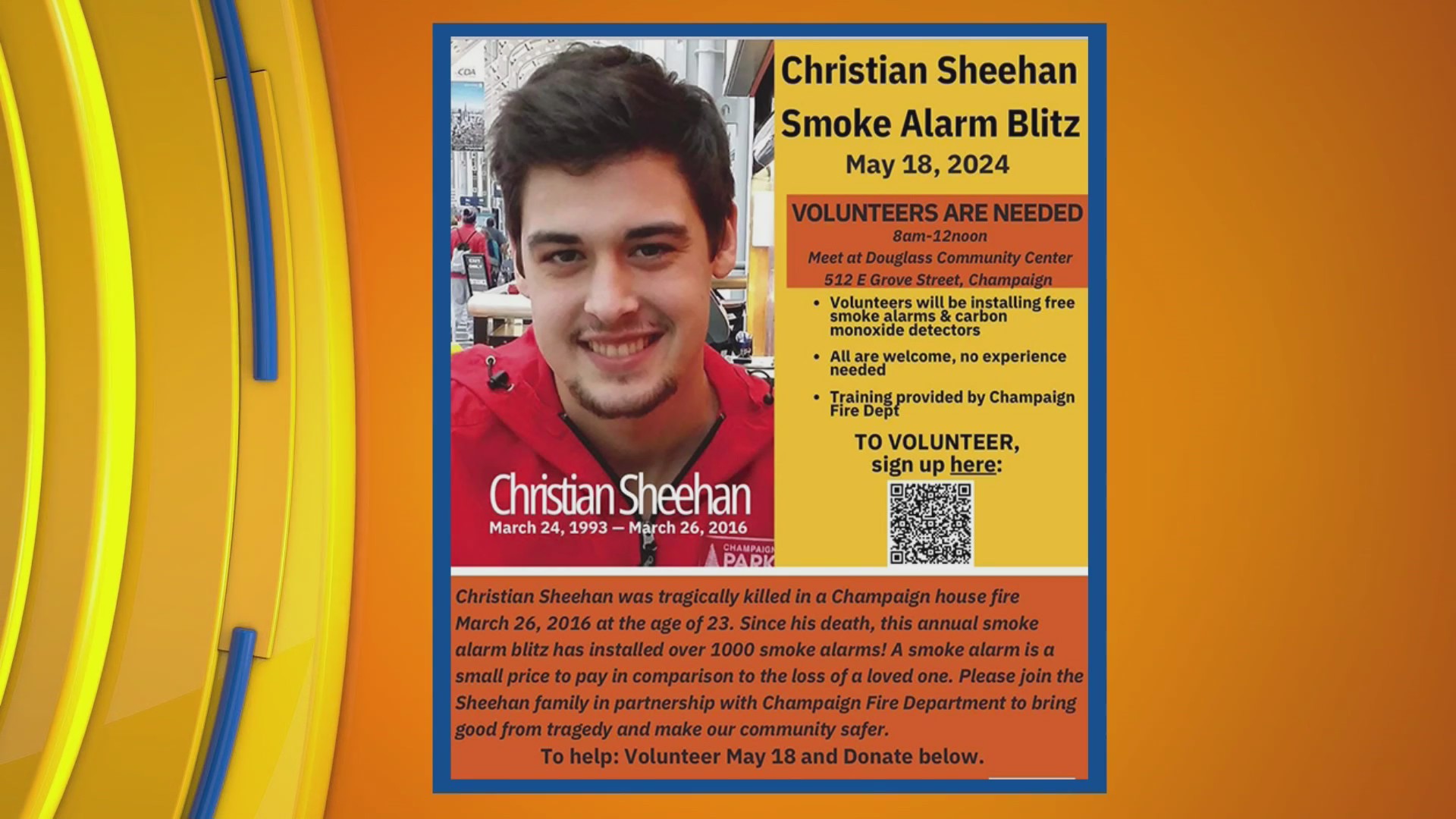 Christian Sheehan Smoke Alarm Blitz | ciLiving – WCIA.com