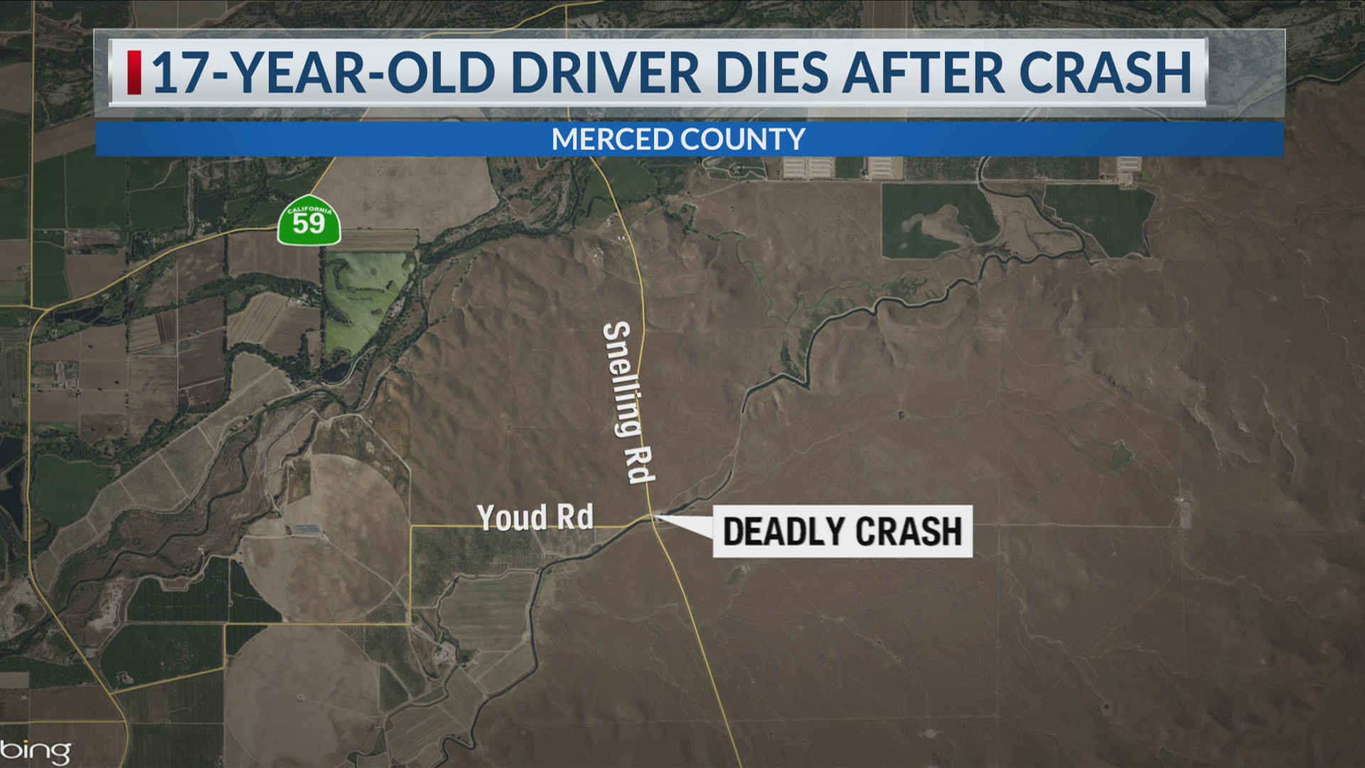 17-year-old dies after car goes into canal in Merced County, CHP says ...