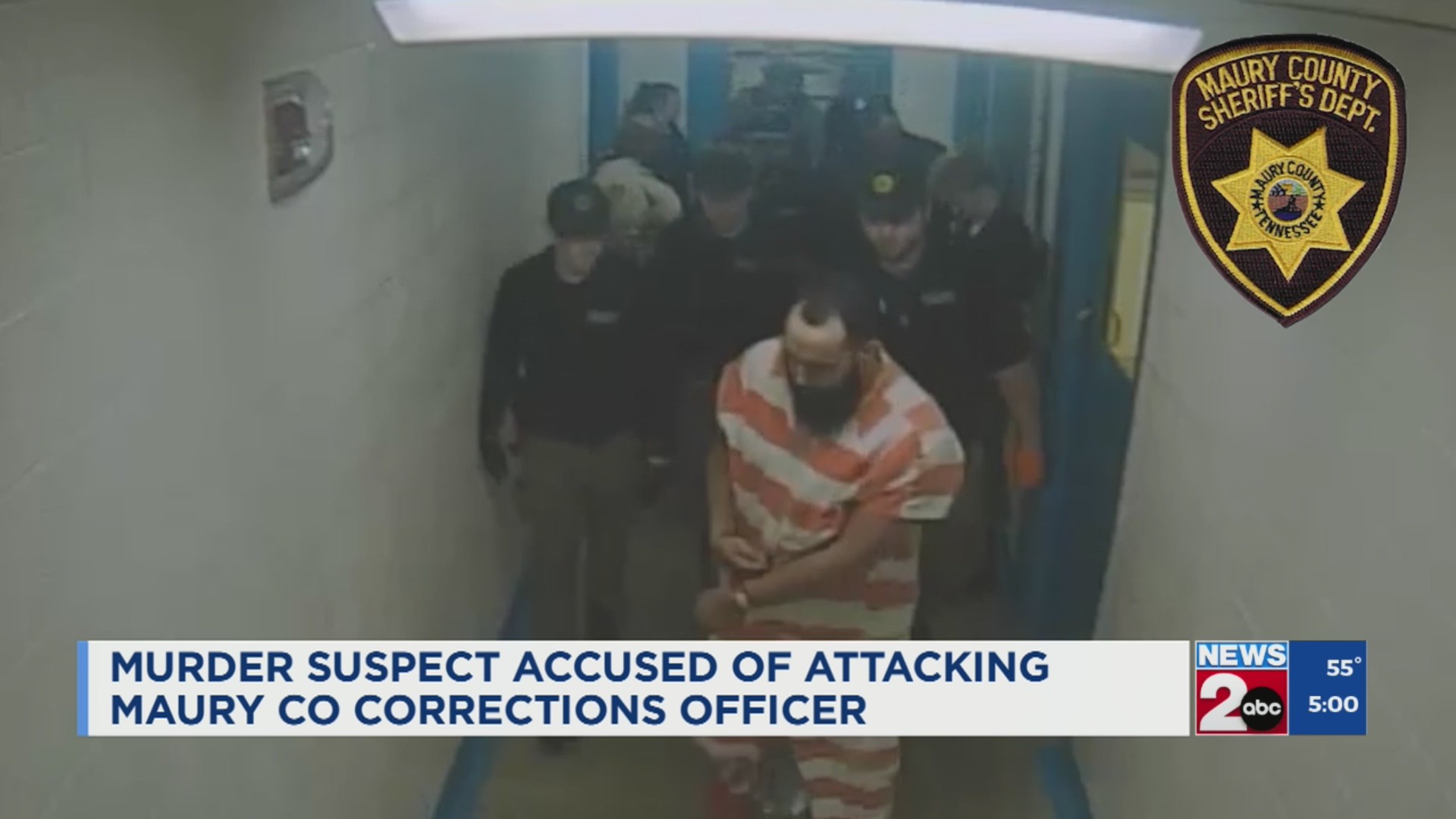 Spring Hill murder suspect accused of attacking corrections officer ...