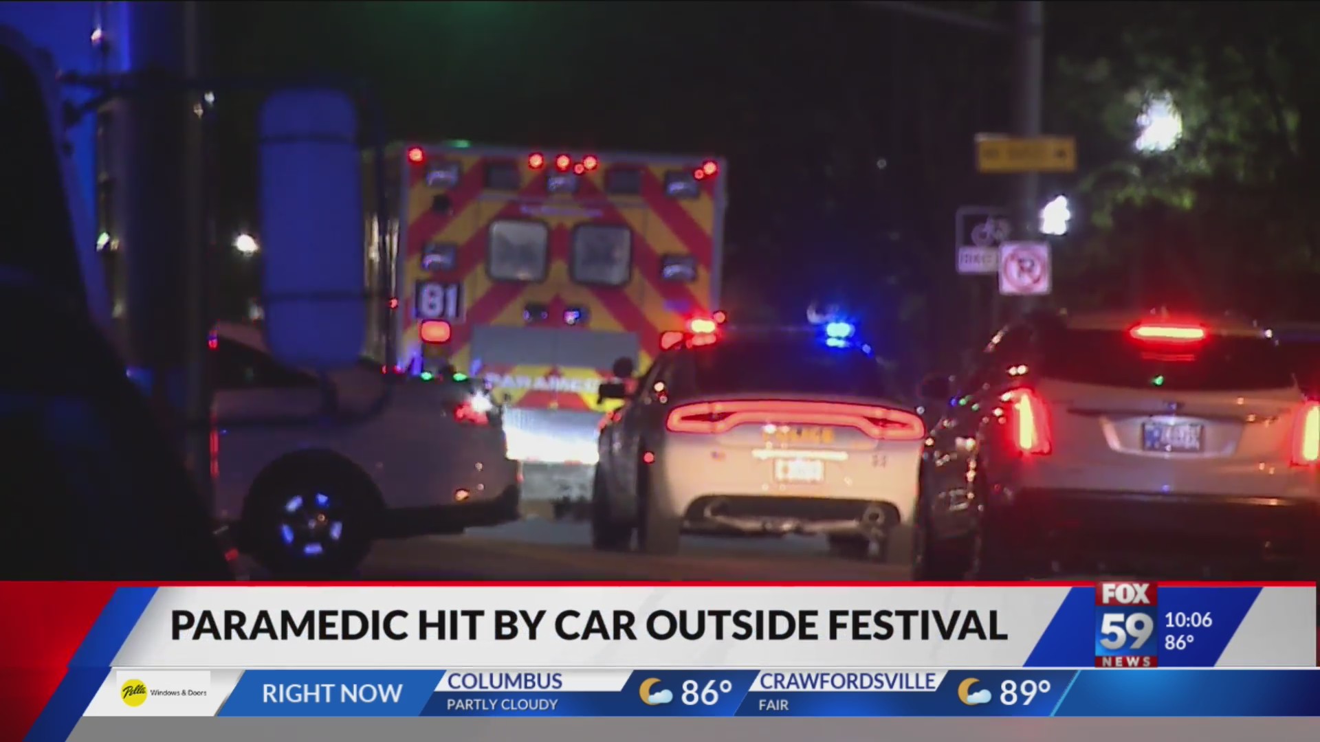 IEMS paramedic in serious condition after being struck by a car near ...