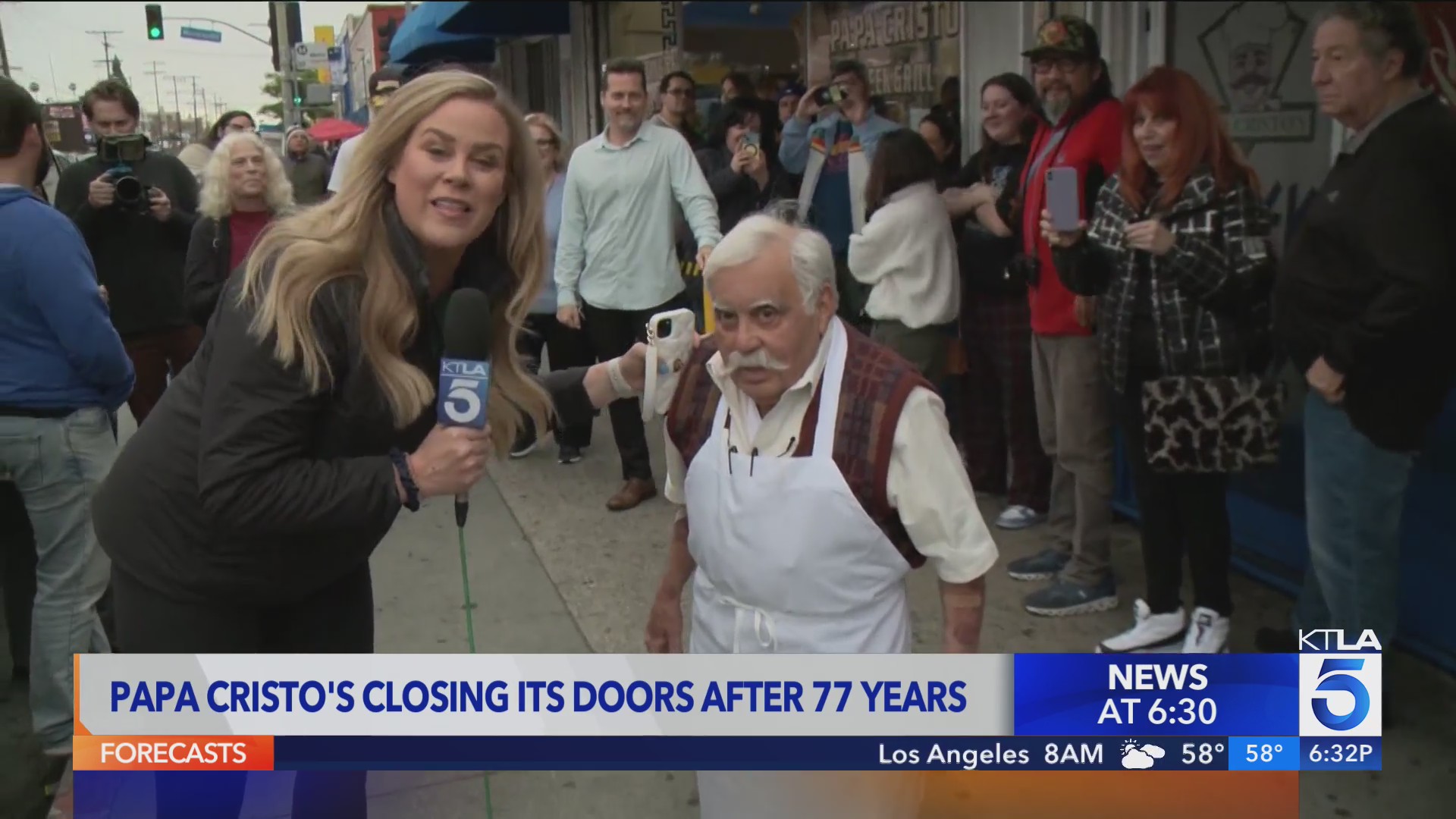 Papa Cristo’s, iconic L.A. Greek restaurant, closes after 77 years – KTLA