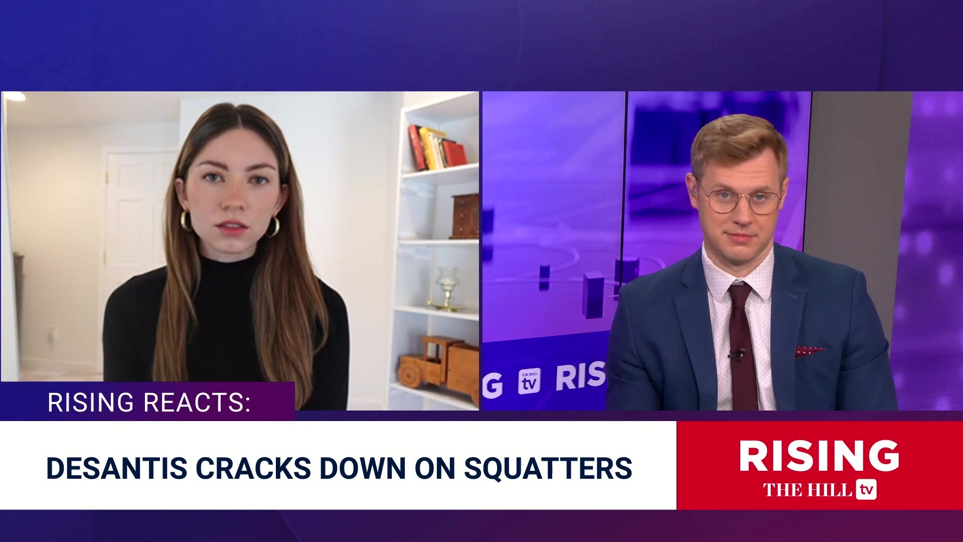 DeSantis squashing squatter scam; mocks liberal states protecting ...