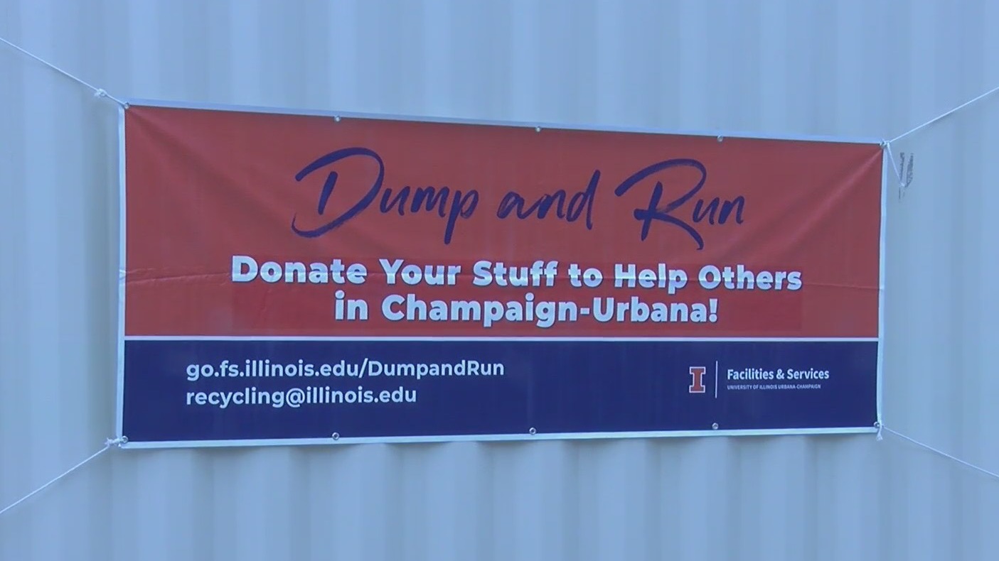UI students donate unwanted dorm items for annual Dump and Run – WCIA.com