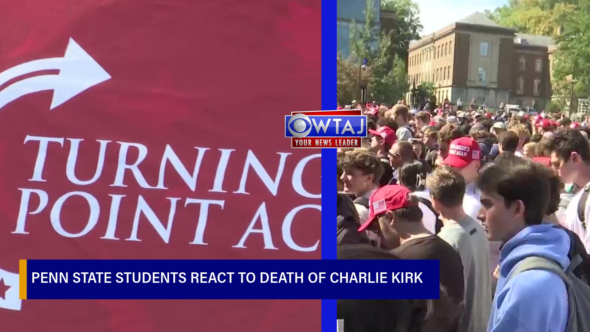 Penn State students react to death of Charlie Kirk – WTAJ – www.wtaj.com