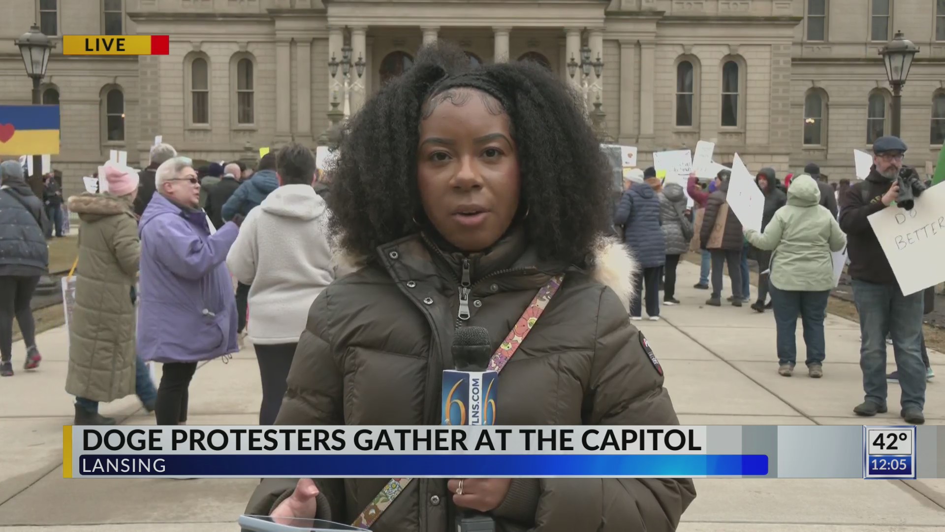 Doge protestors gather at the Capitol – WLNS 6 News