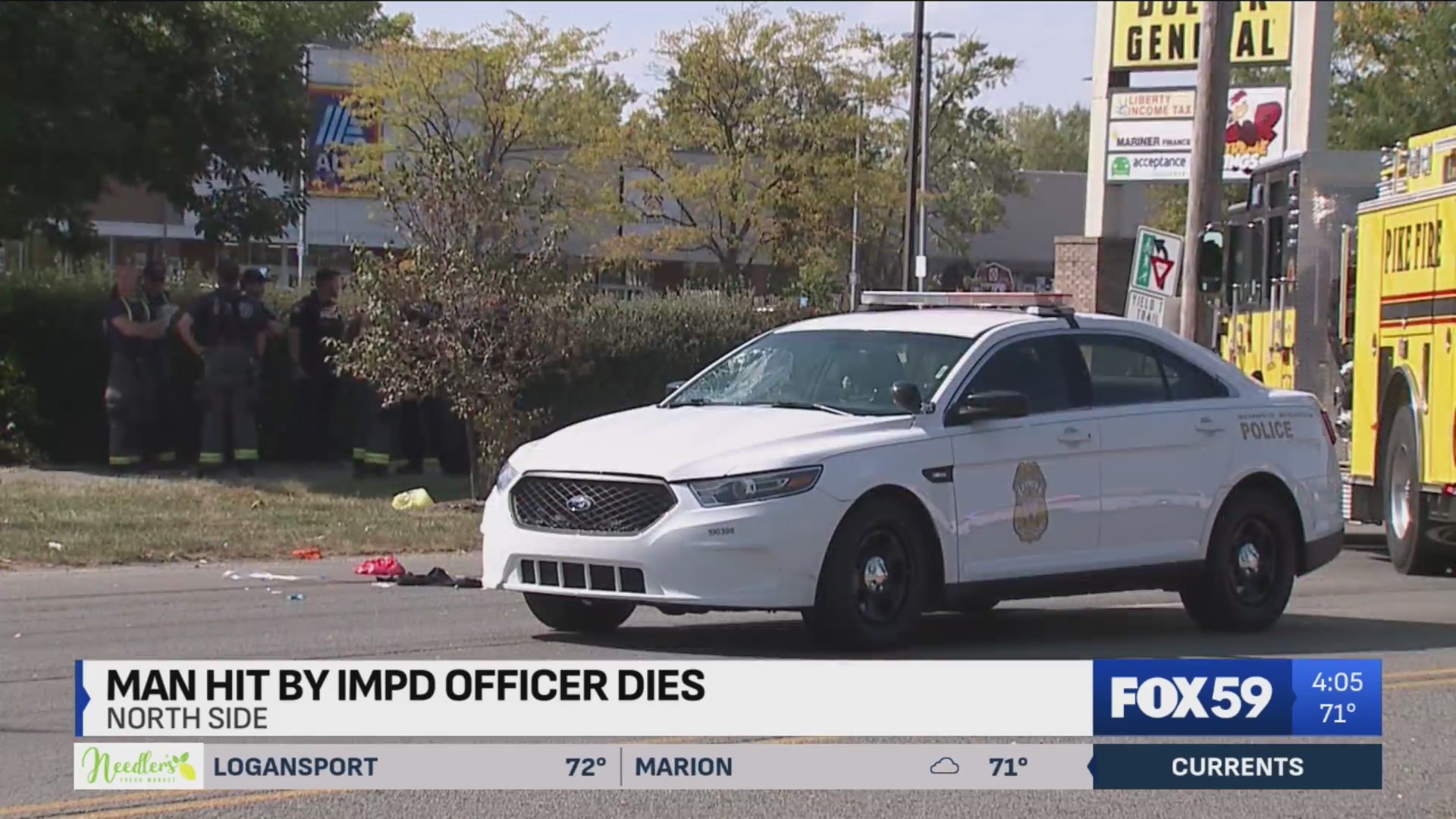 Pedestrian who was struck by IMPD squad car dies at local hospital – Fox 59