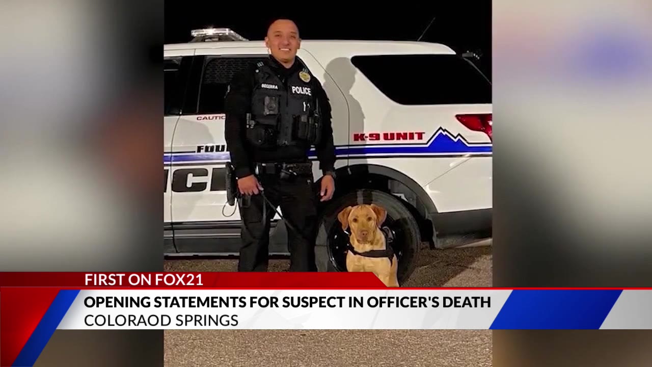 Trial begins for suspect in fallen Fountain police officer case – FOX21 ...