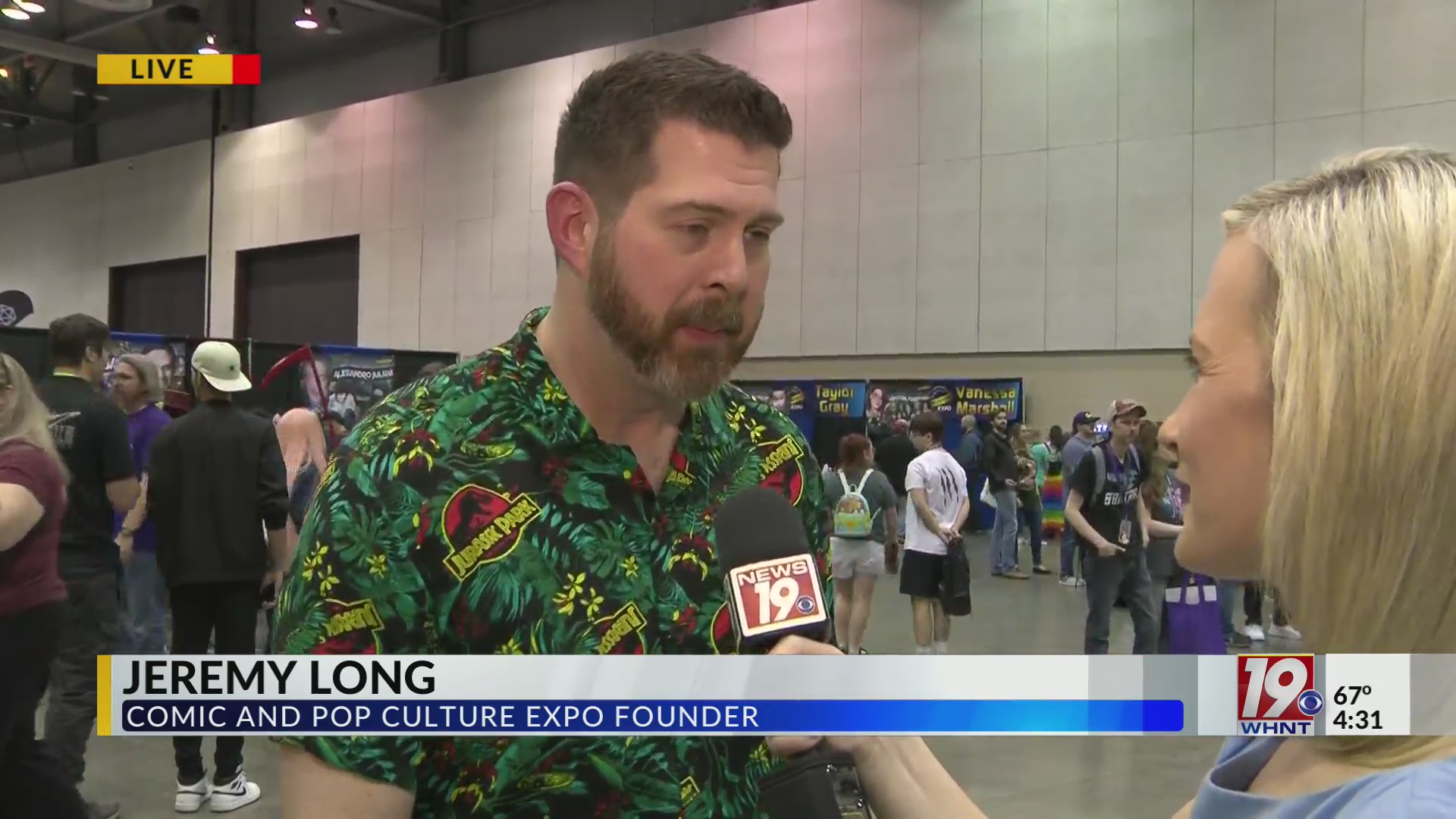 Danielle Dozier Hits the Pop Culture Expo: Founder Jeremy Long | April ...