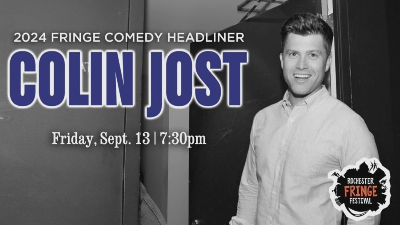 Comedian and SNL castmember Colin Jost will headline Rochester Fringe ...