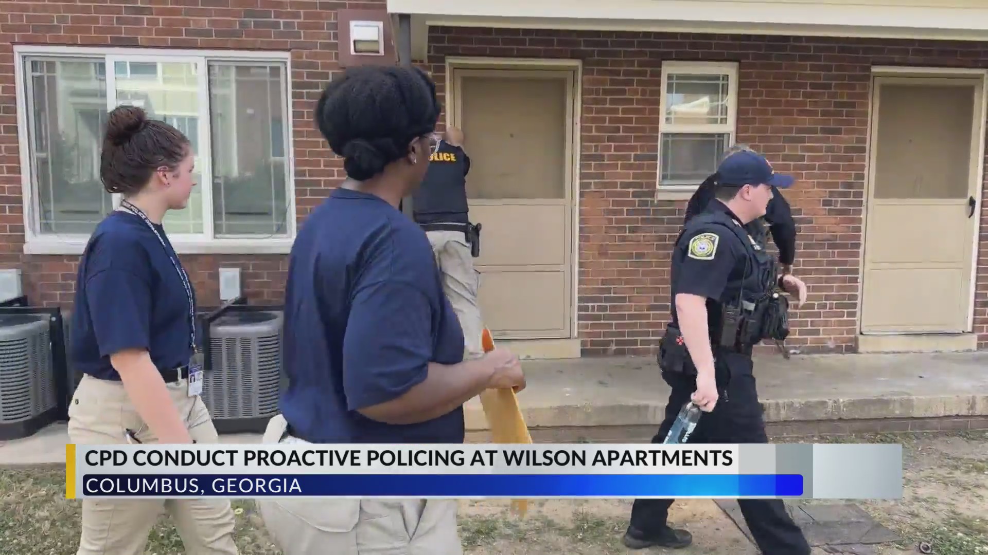 Columbus PD conducts proactive policing at Wilson Apartments – WRBL