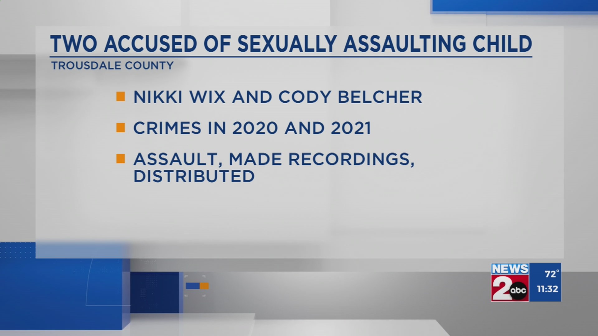 2 arrested in Trousdale County child rape case – WKRN News 2