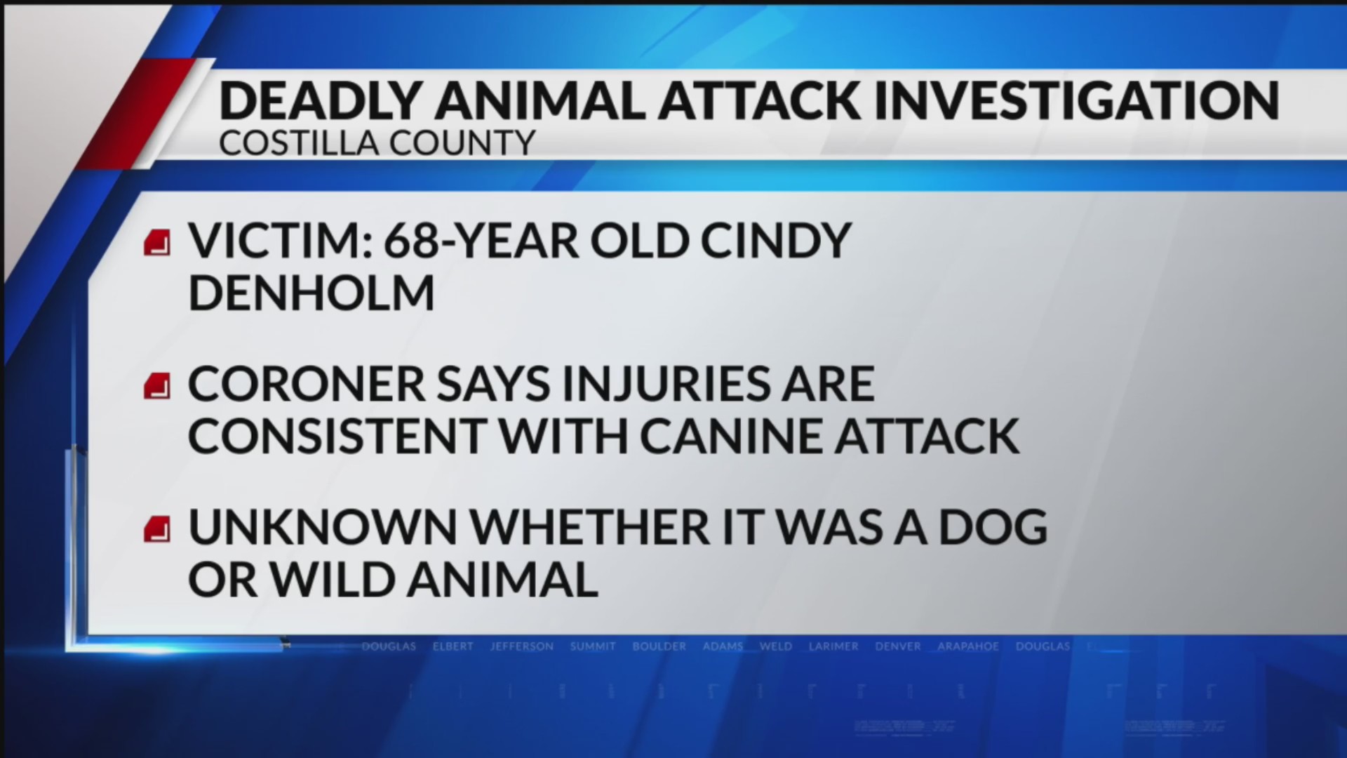Autopsy reveals new information about deadly animal attack in Costilla ...