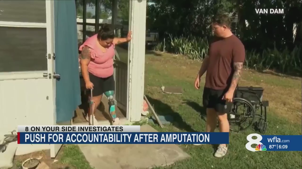 Manatee mother of three calls for accountability after she says leg ...