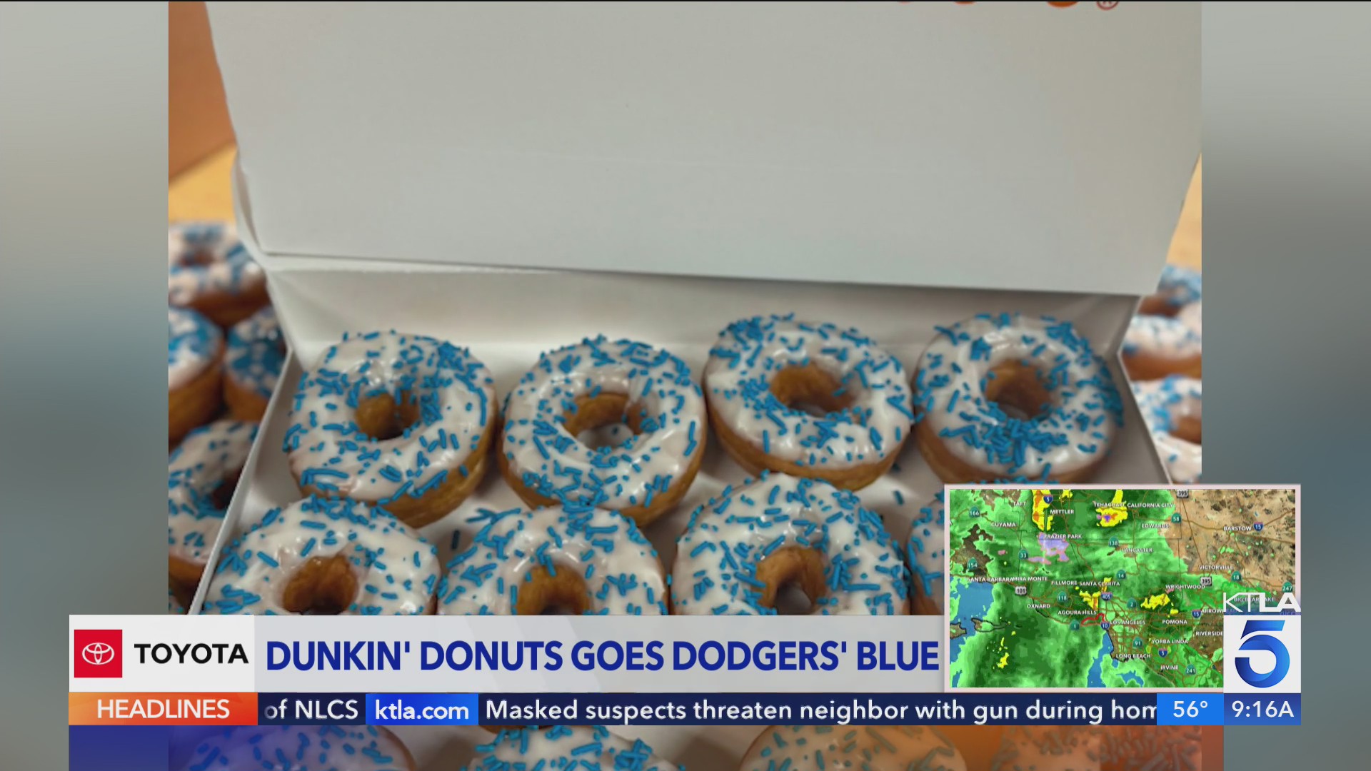 Dunkin’ celebrates Dodgers postseason with limited-time donut – KTLA