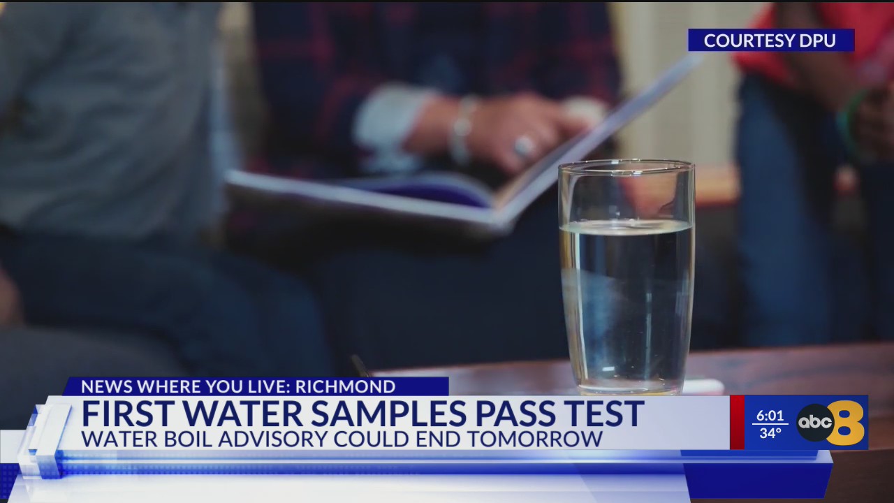 Richmond city officials say first of two water samples passed, bringing ...