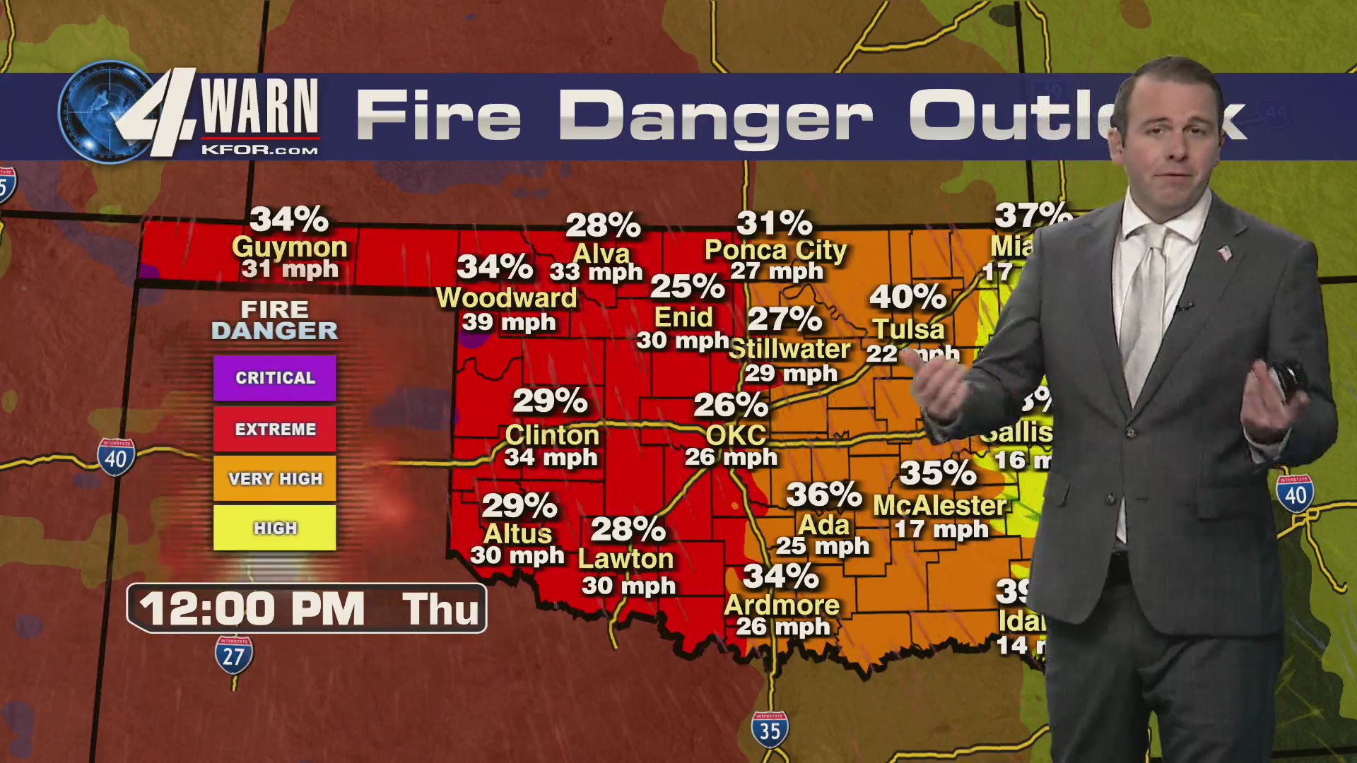 Meteorologist Aaron Brackett tracks fire danger and even snow in ...