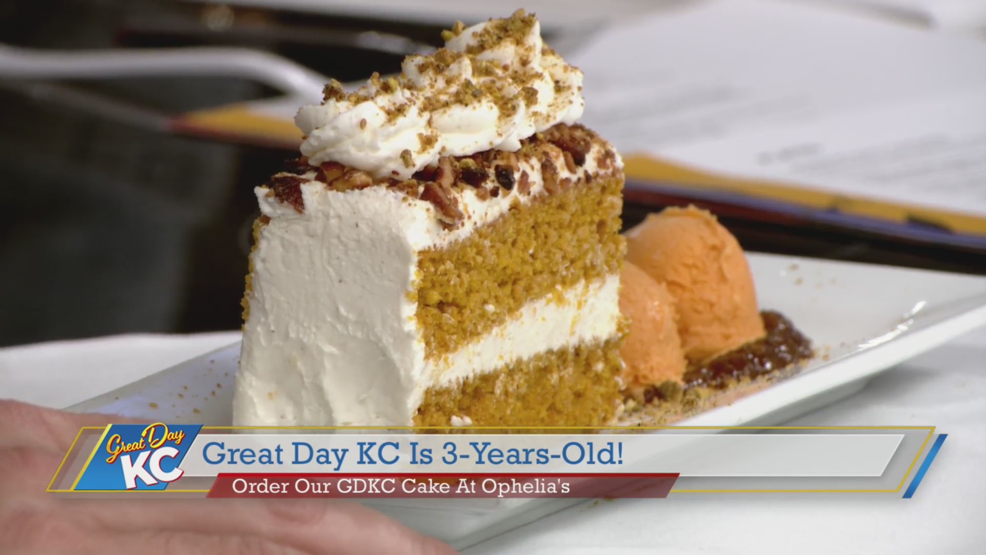 Special Great Day KC Cake For 3rd Anniversary! – FOX 4 Kansas City WDAF ...
