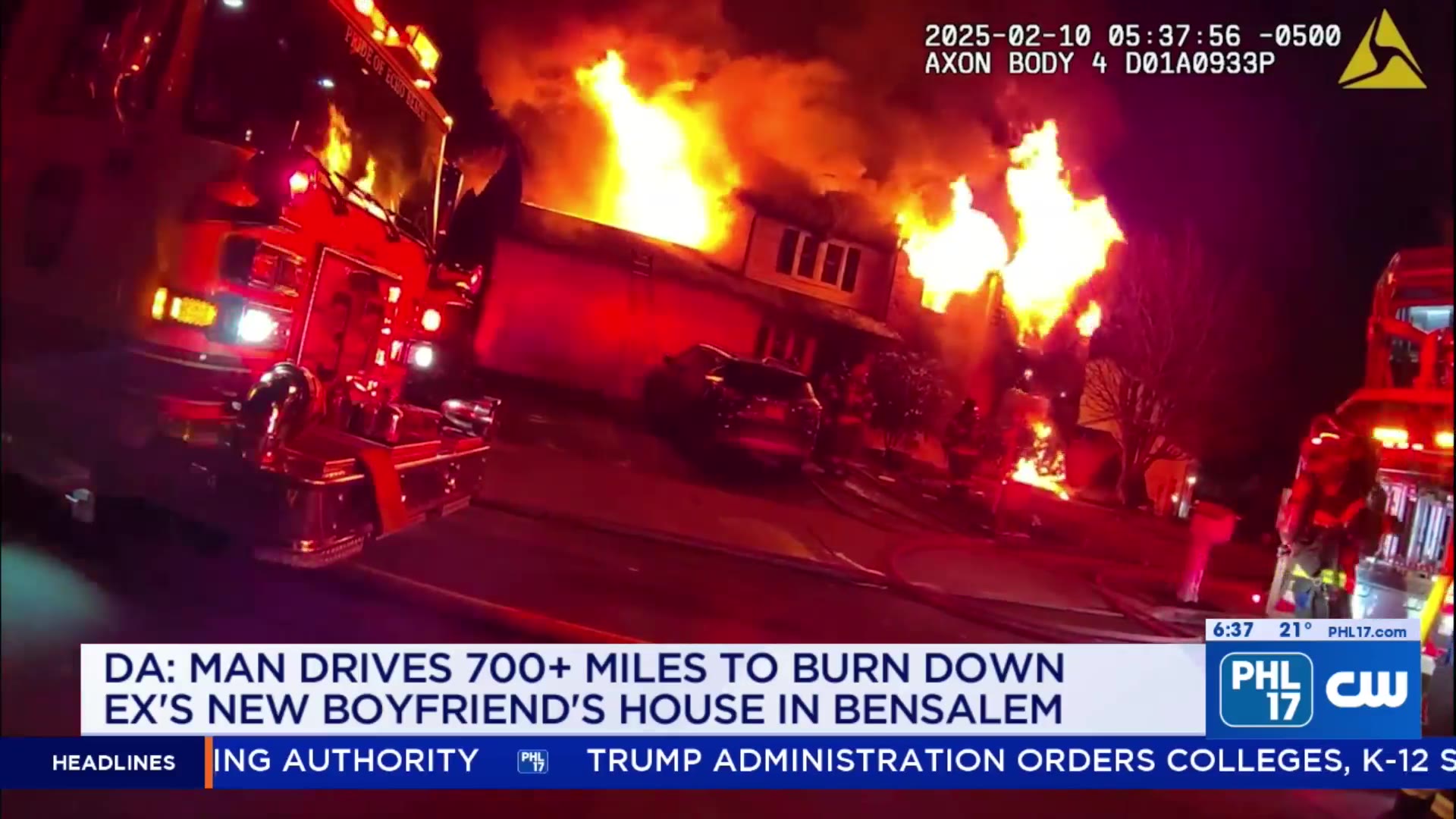 Man drives 700+ miles to burn down ex-girlfriend’s new boyfriend’s ...