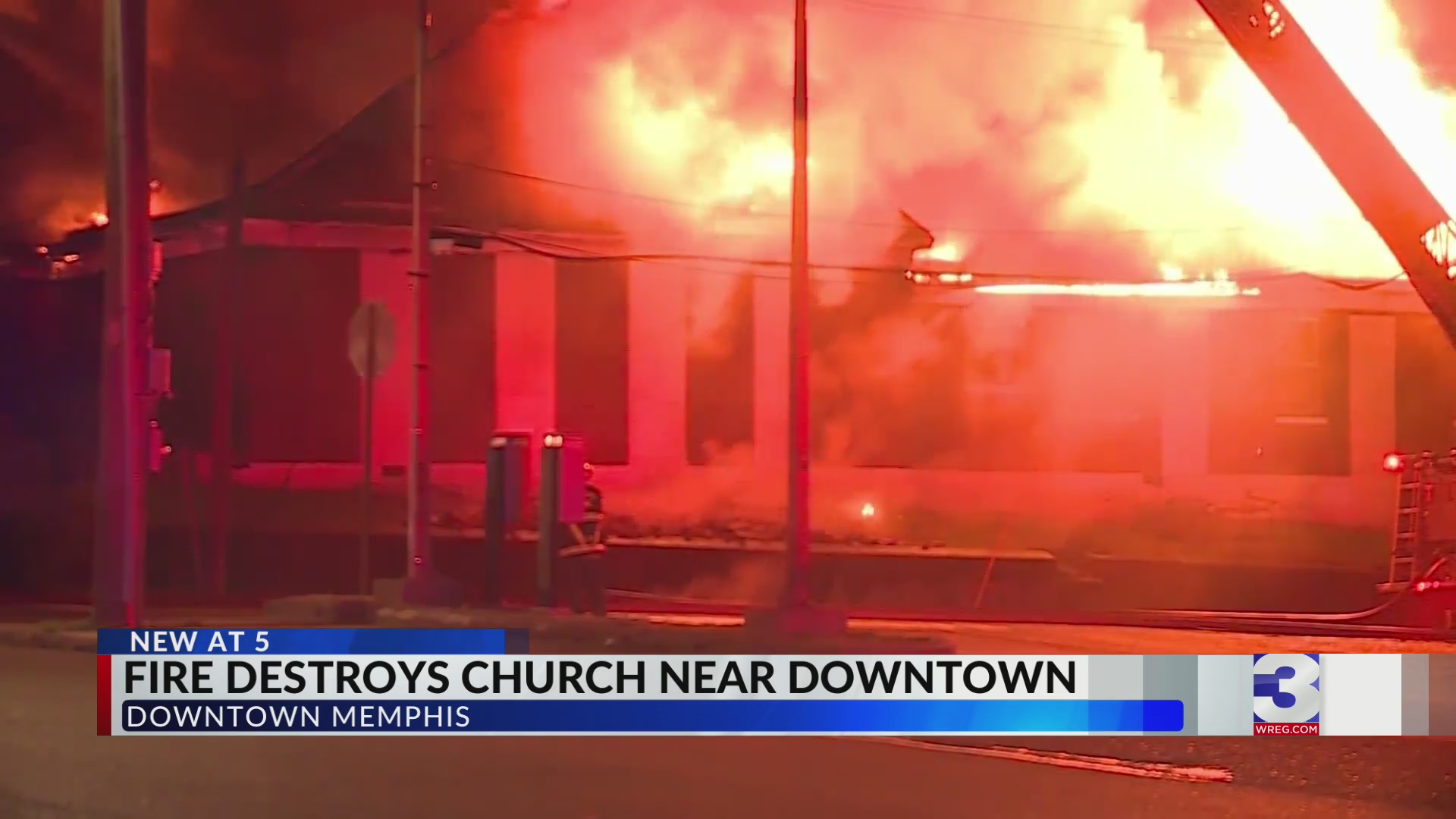Fire destroys church on Crump Boulevard – WREG.com