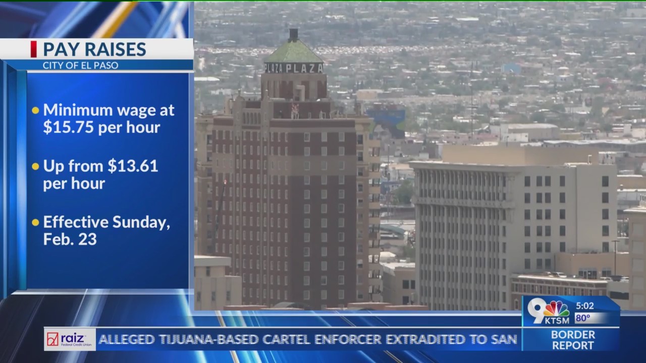 City of El Paso raises minimum wage for its employees – KTSM 9 News
