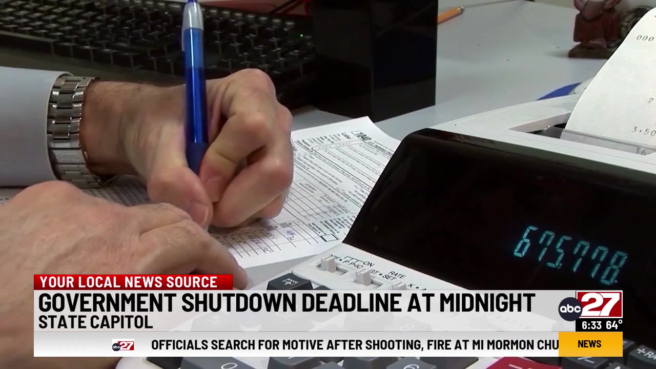Government shutdown deadline at Midnight; what does it mean for PA? – ABC27