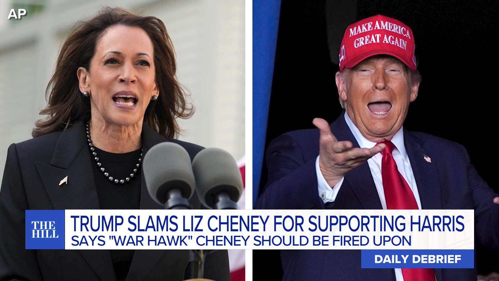 Trump spurs backlash with Cheney guns ‘trained on her face’ remarks ...