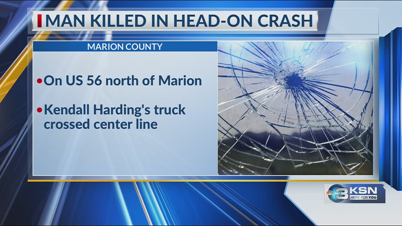 1 killed in head-on crash Monday in Marion County – KSN-TV