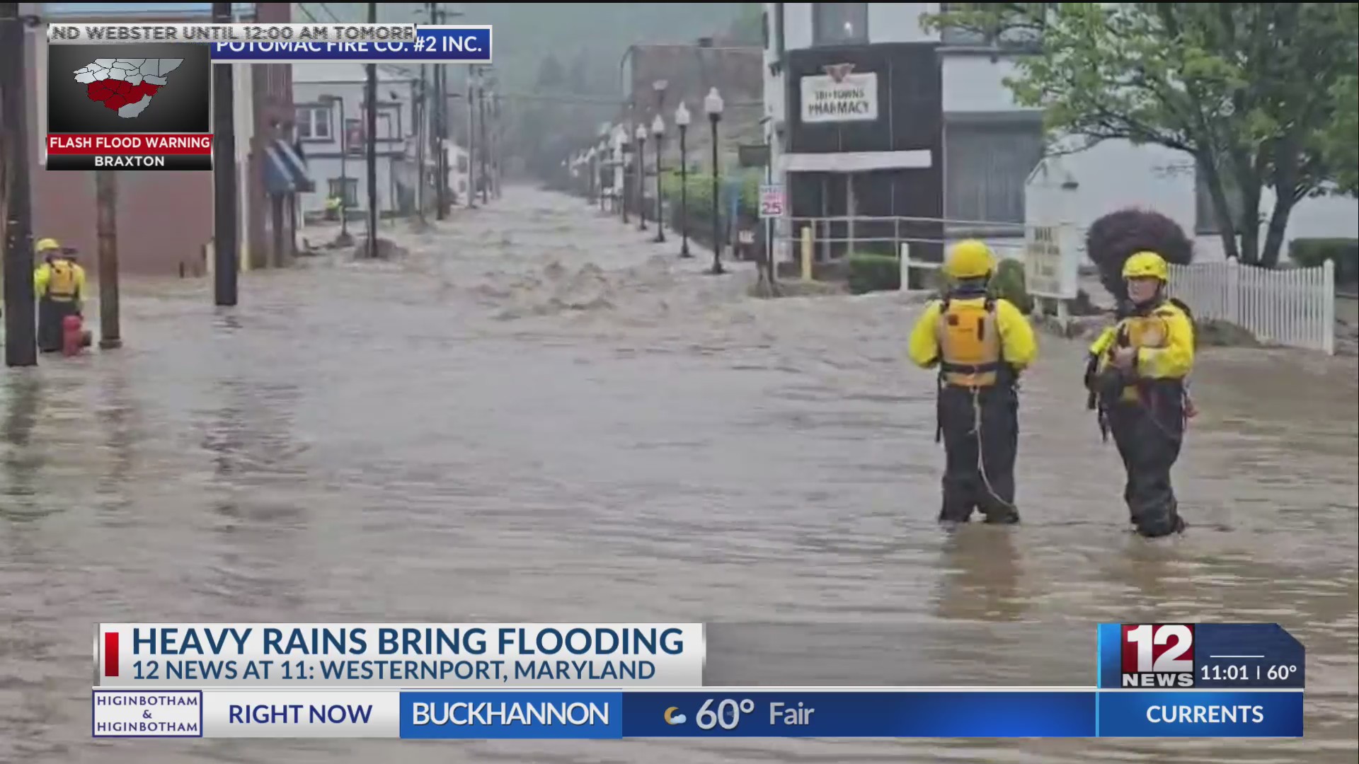 Heavy rains bring flooding to Maryland, Eastern Panhandle – WBOY.com